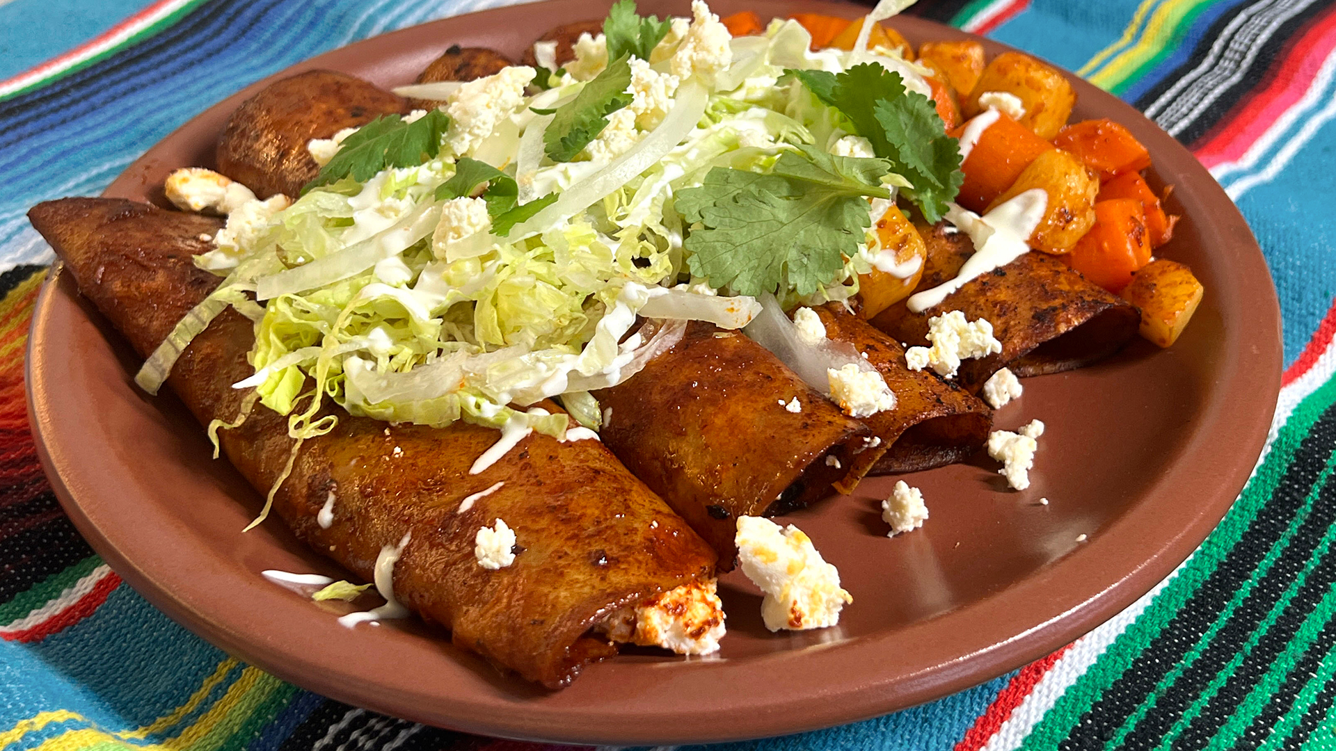Enchiladas Rojas - La Tortilleria
